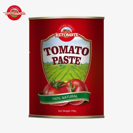 198 Grams Of Canned Tomato Paste Produced By Conforms To ISO HACCP BRC ...